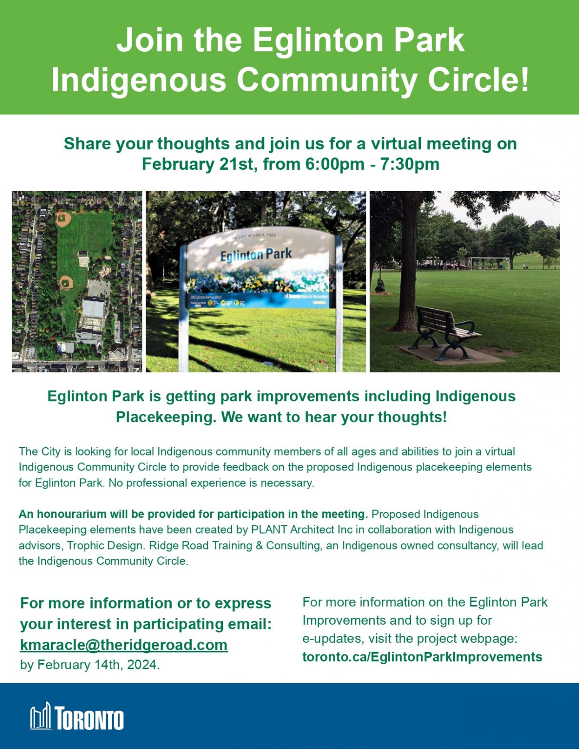 Join the Eglinton Park Indigenous Community Circle - Toronto & York ...