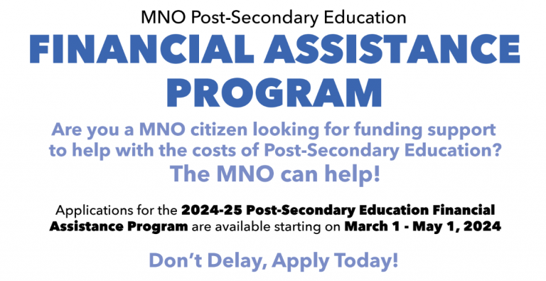 MNO Post-Secondary Education Financial Assistance Program - Toronto ...