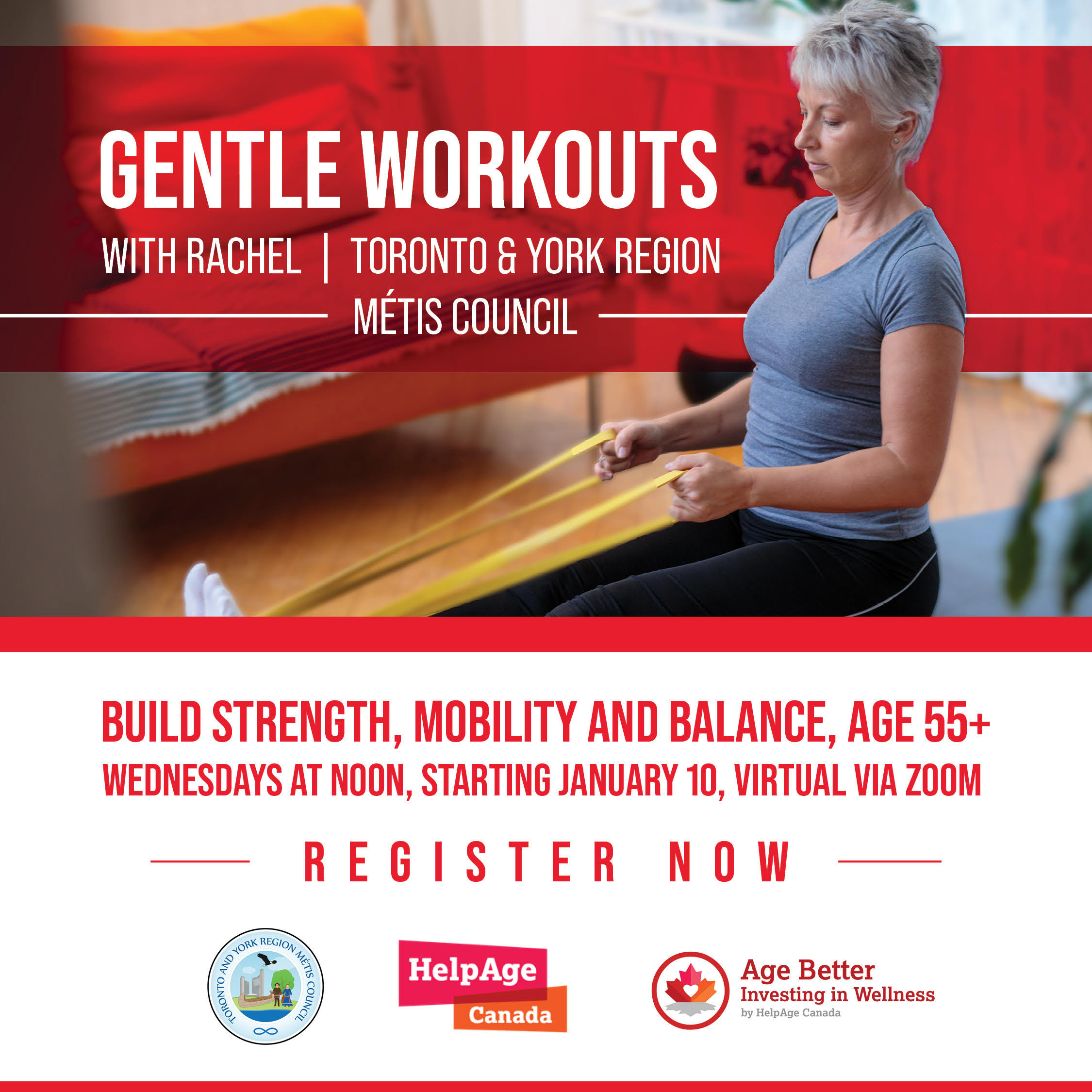 Gentle Fitness with Rachel - Toronto & York Region Métis Council