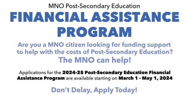 MNO Financial Assistance Program - Toronto & York Region Métis Council