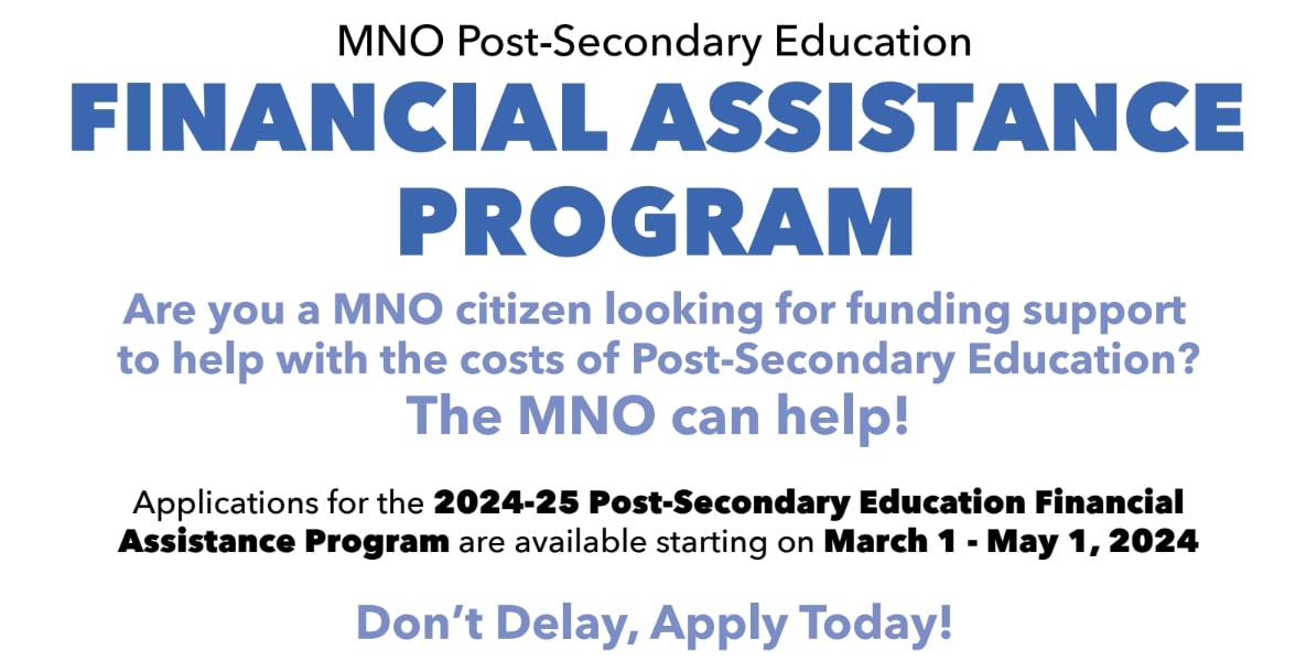 MNO Financial Assistance Program Toronto York Region M tis Council